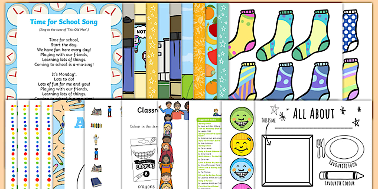 EYFS Start of the School Year Activity Pack (teacher made)