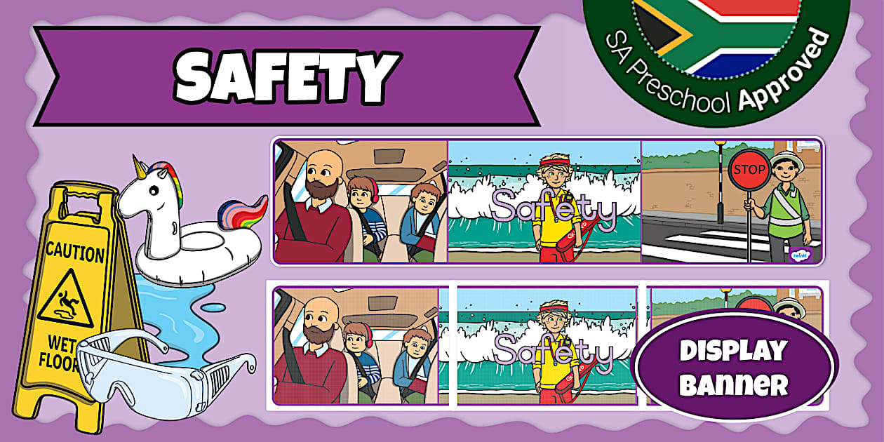 Preschool: Safety - Display Banner