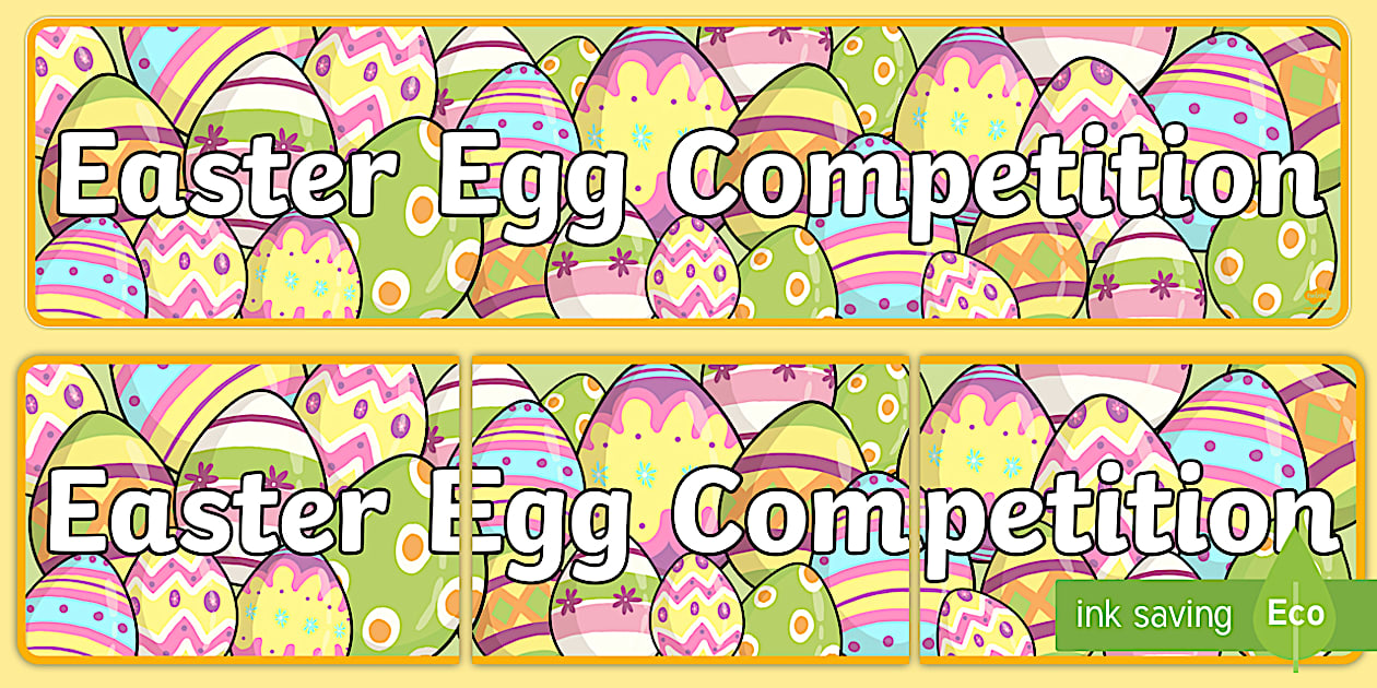 Easter Egg Competition