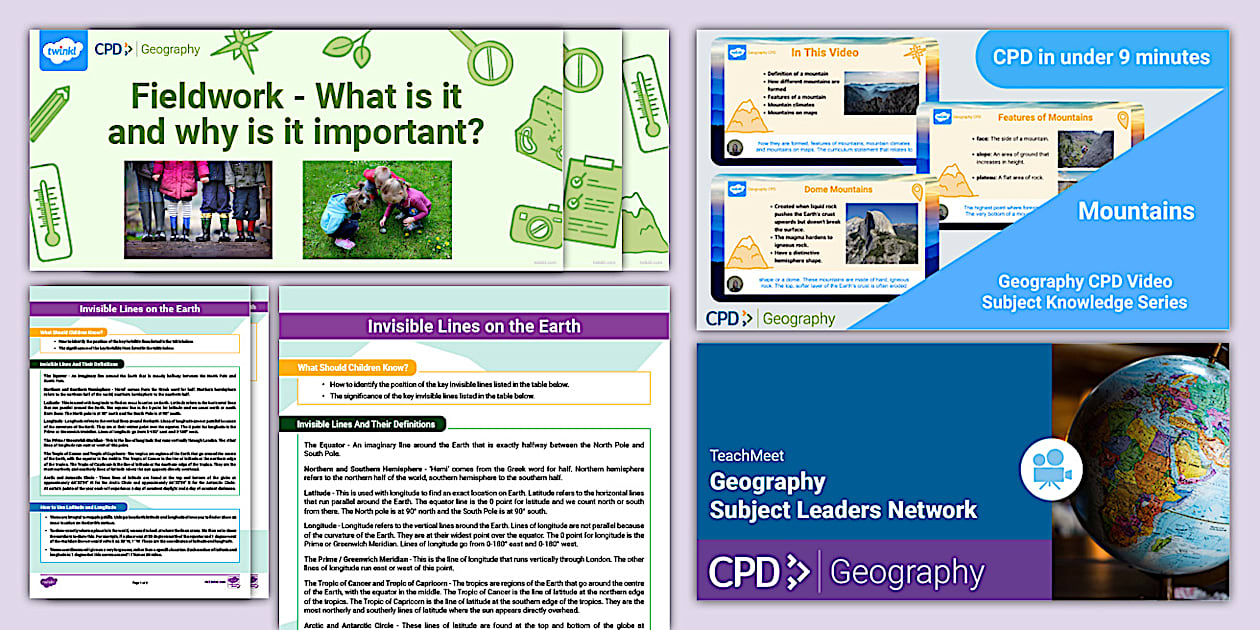 Geography CPD Taster Pack (teacher made) - Twinkl