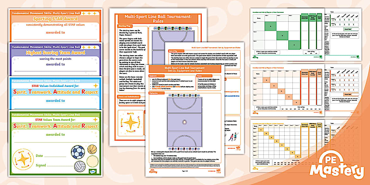 PE Mastery: Y6 Fundamental Movement Skills Competition Pack