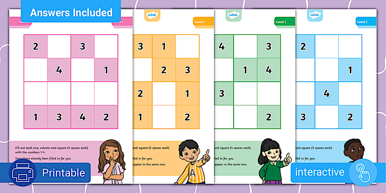 The Essential Sudoku Starter Pack - Twinkl - L1 - Twinkl