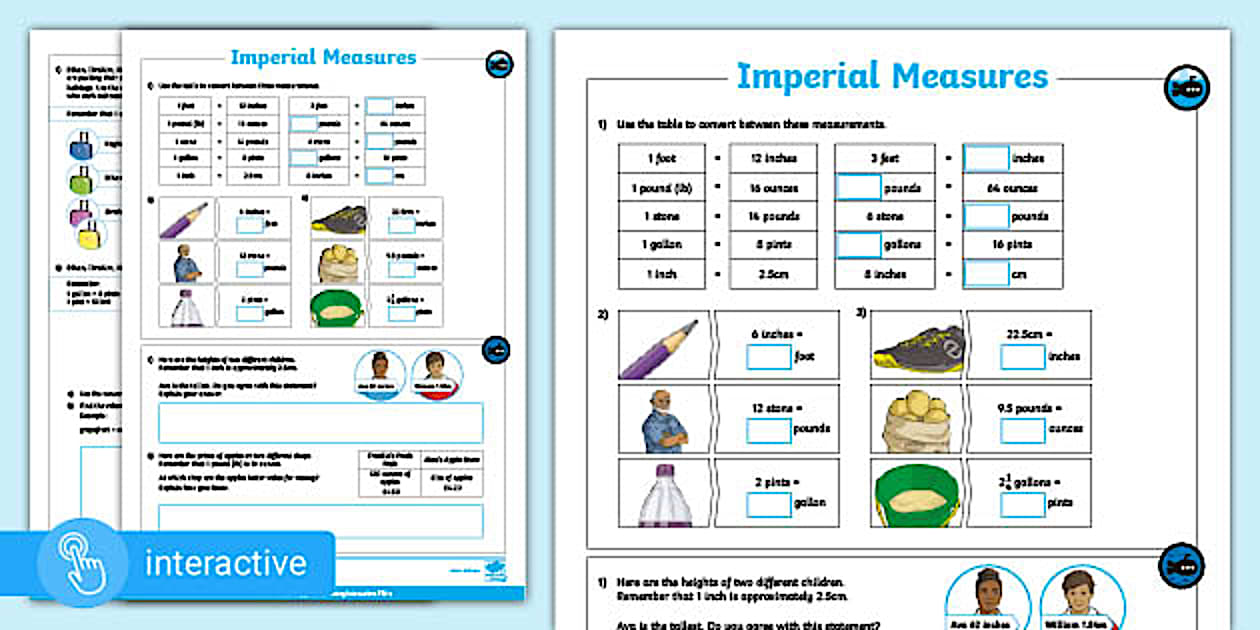 👉 Supports White Rose Maths Y6: Measurement: Imperial Measures