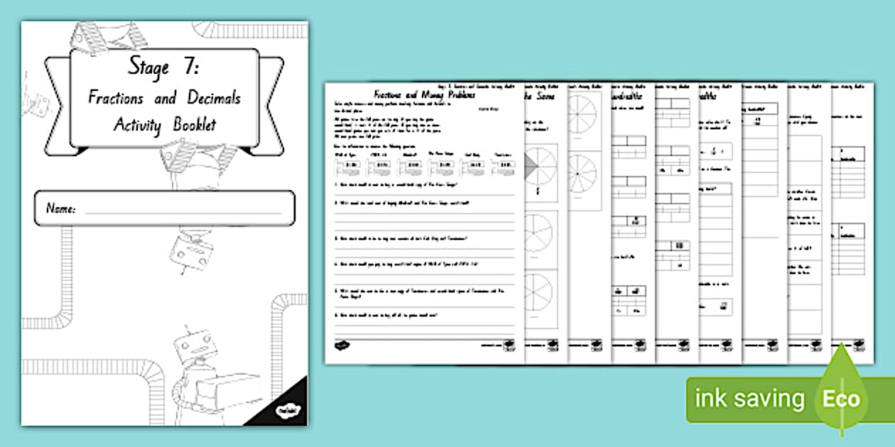 Stage 7 (Phase 2-3) : Fractions and Decimals Booklet