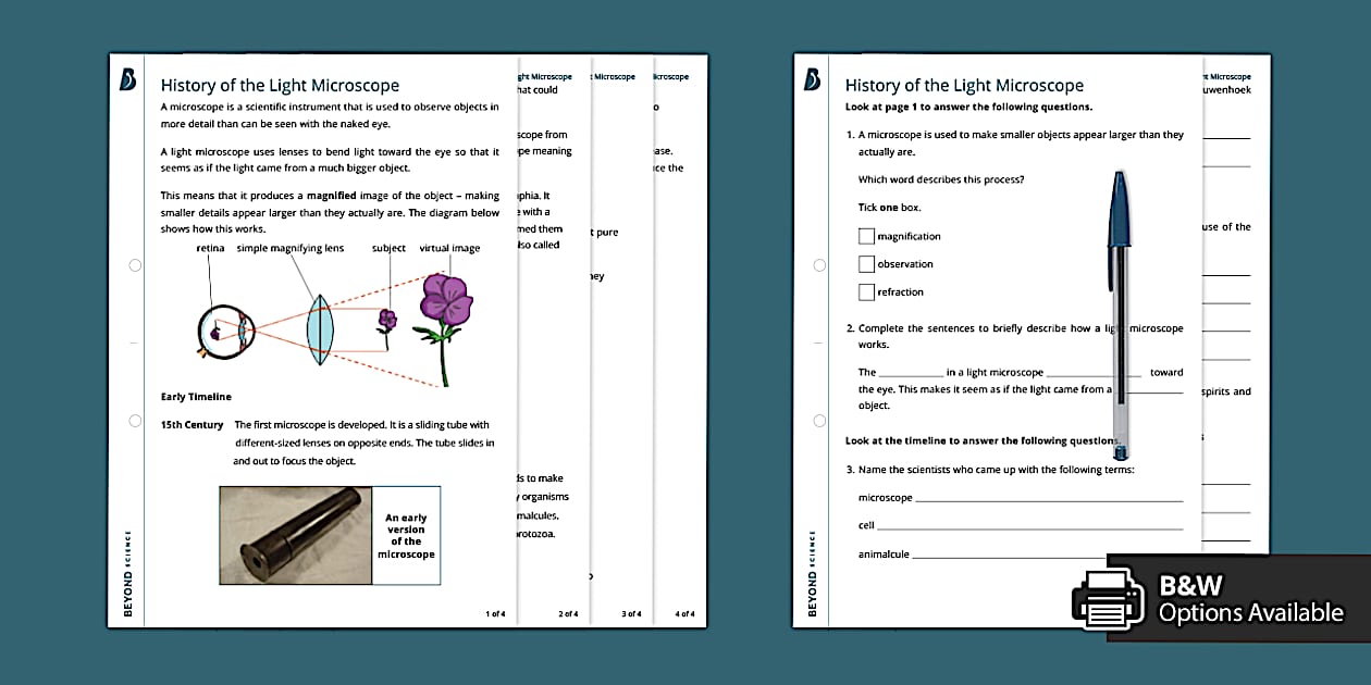 History of the Light Microscope SEND | Science | Beyond