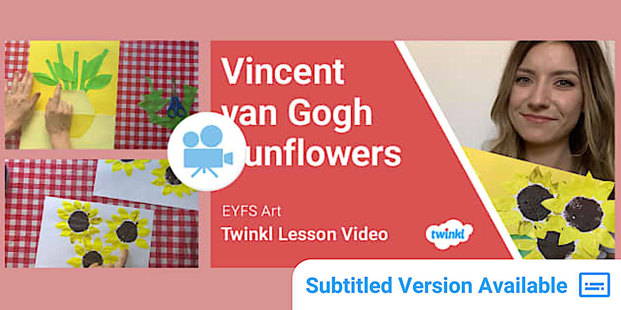 Making an Artwork Inspired by Vincent van Gogh | EYFS Art