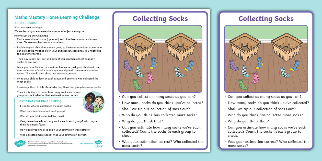 EYFS Maths Mastery Estimate the Number of Objects in a Group