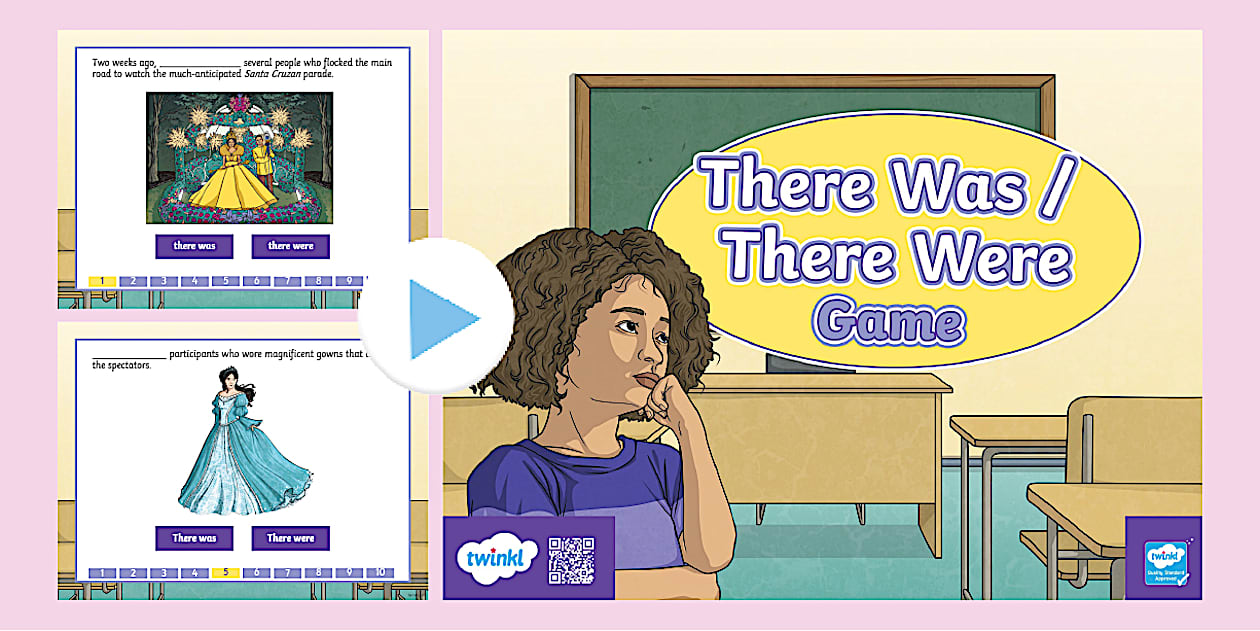 There Was/There Were PowerPoint Game | Grades 2 - 6 | Twinkl