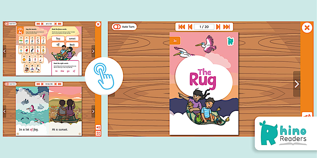 Level 2c Decodable Readers: The Rug - Twinkl