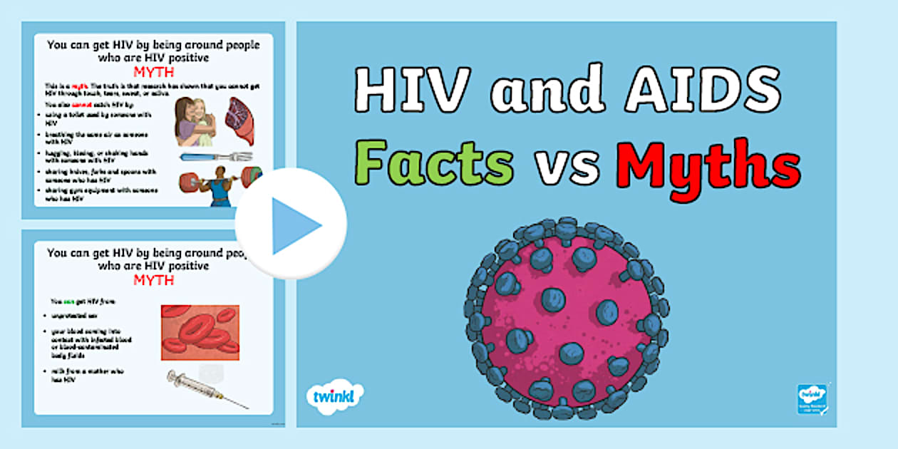 HIV and AIDS: Facts About HIV PowerPoint | Facts Vs Myths