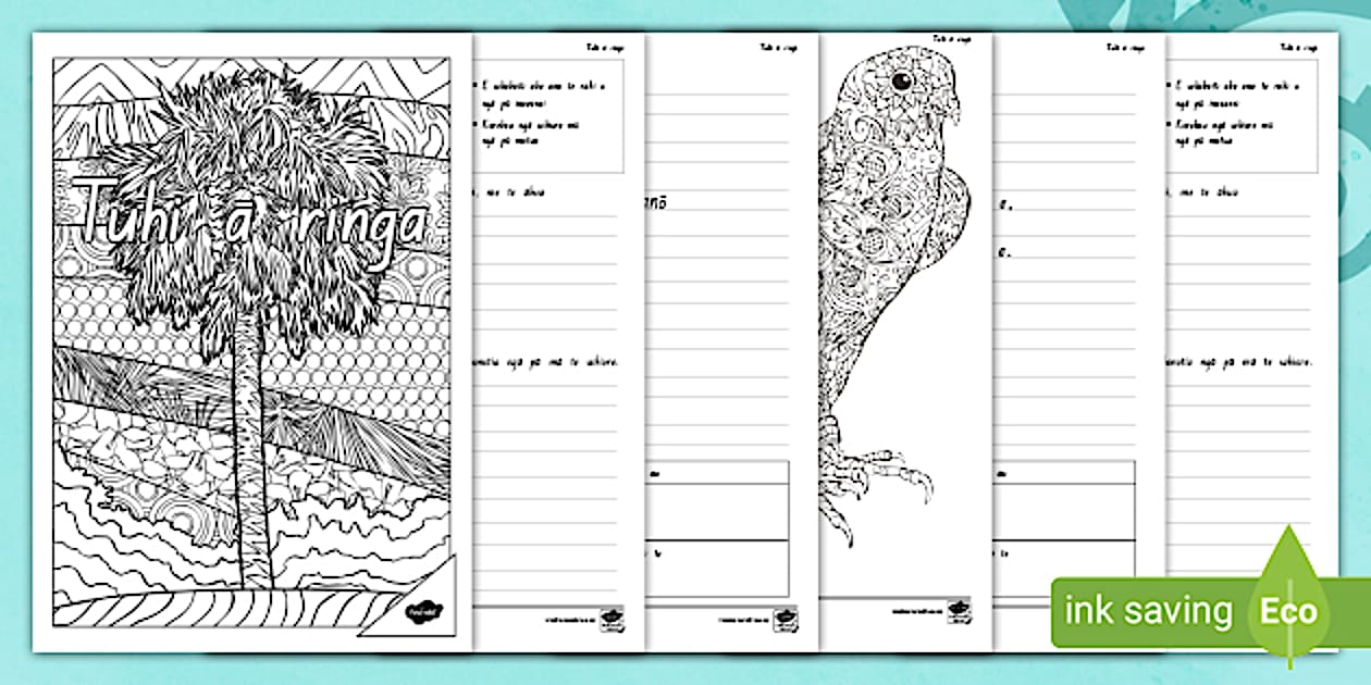 Editable Pukapuka Tuhi ā-ringa - Kauruku kia Whakatau te Wairua