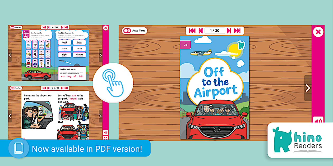 Level 3c Decodable Readers: Off to the Airport - Twinkl