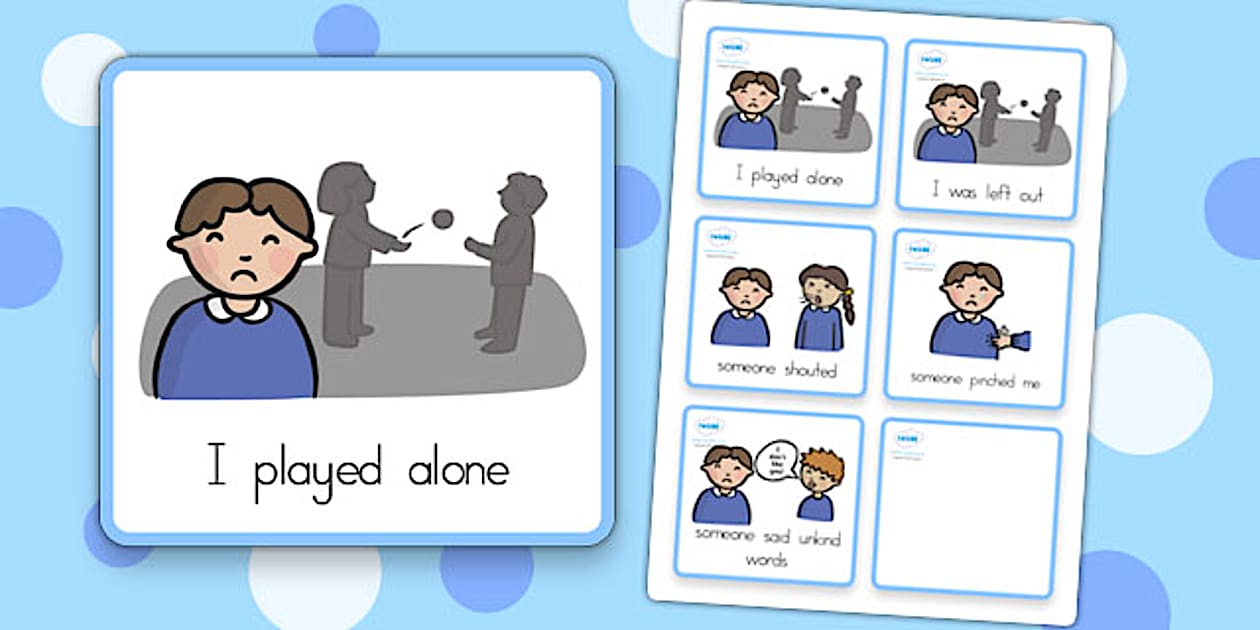 Special Needs Communication Cards Explanations - special needs