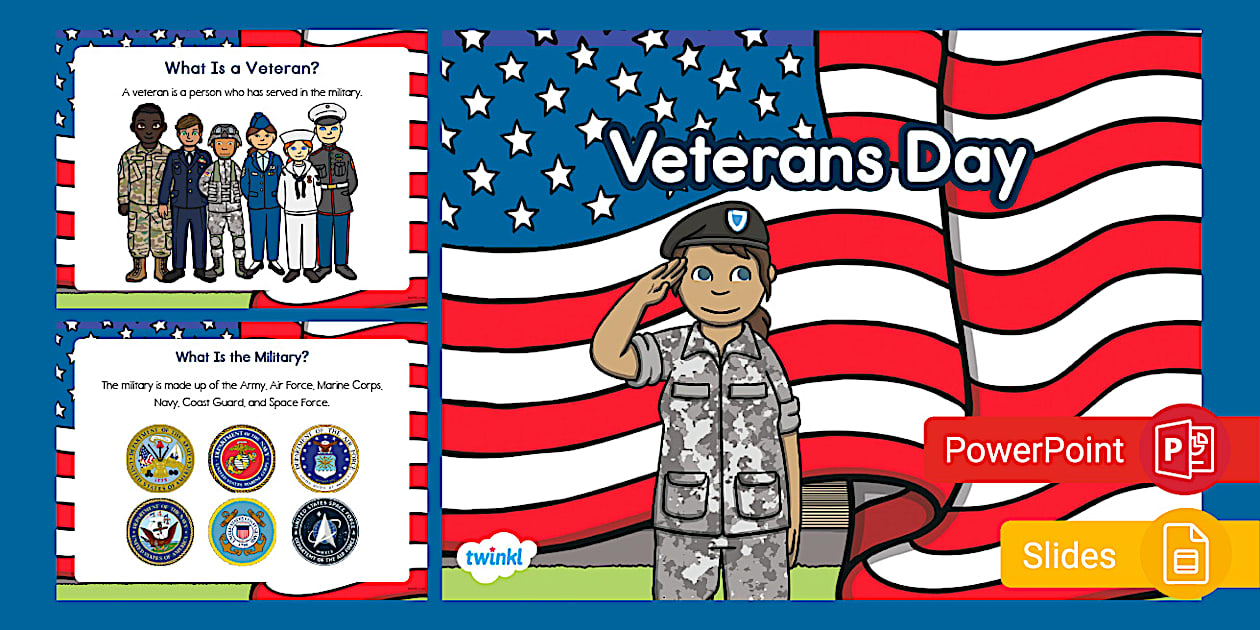 Factual Veterans Day PowerPoint for Kids | Twinkl USA