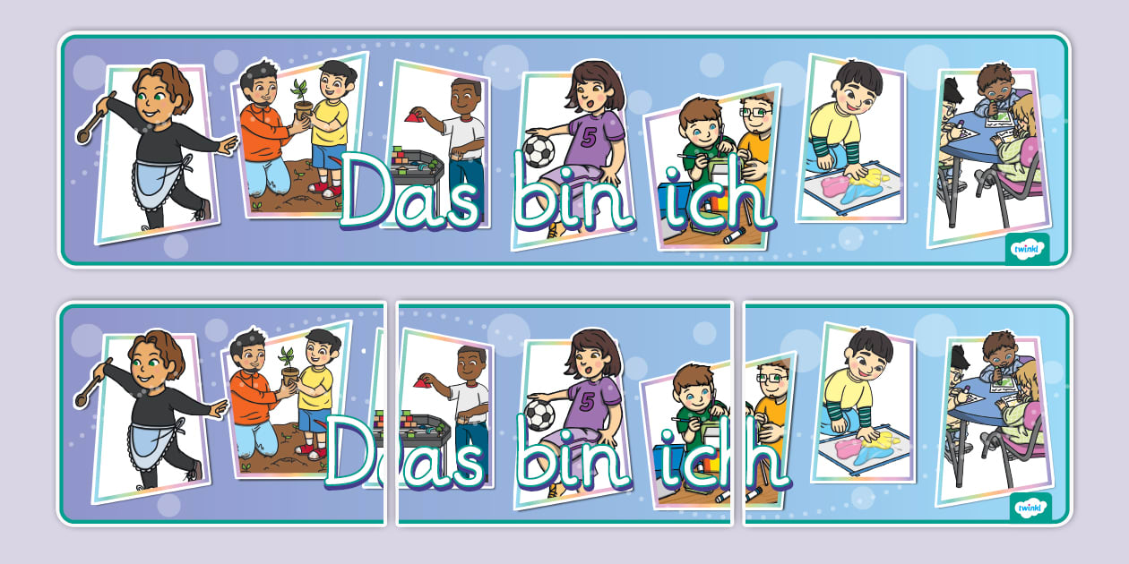 Das bin ich - Banner (teacher made) - Twinkl