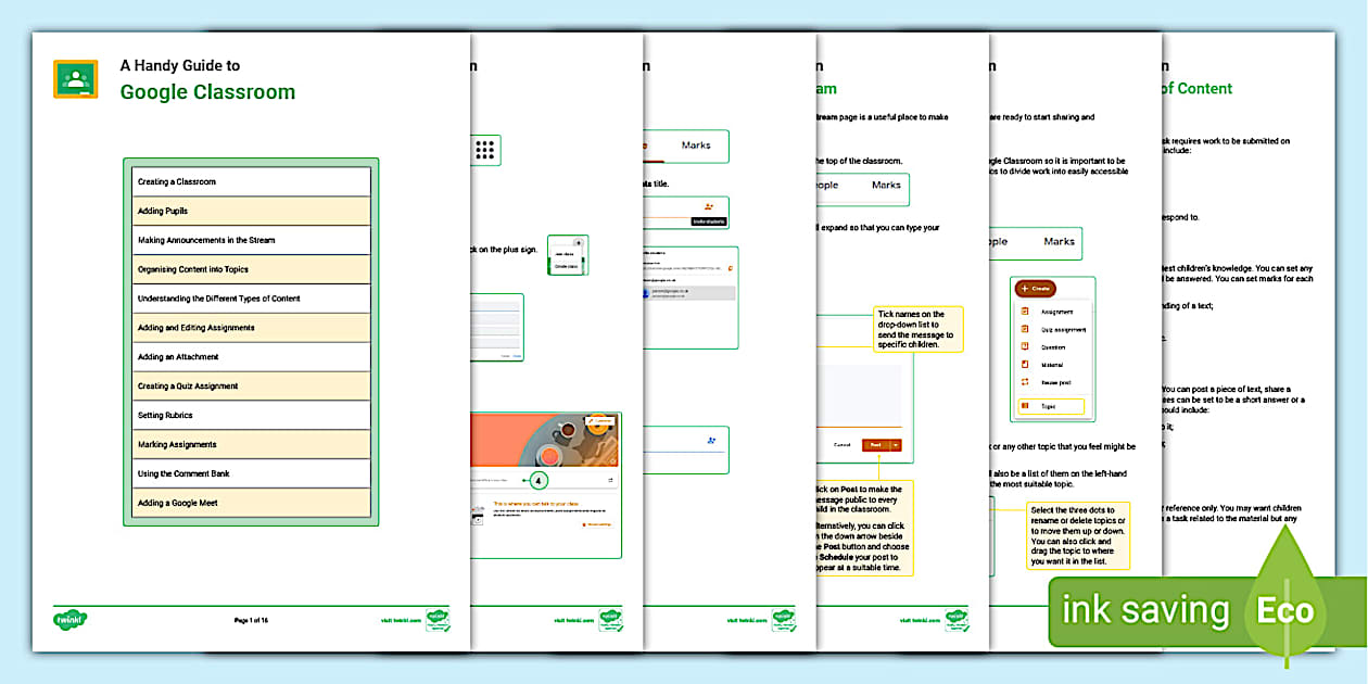 A Handy Guide to Google Classroom (Teacher-Made) - Twinkl