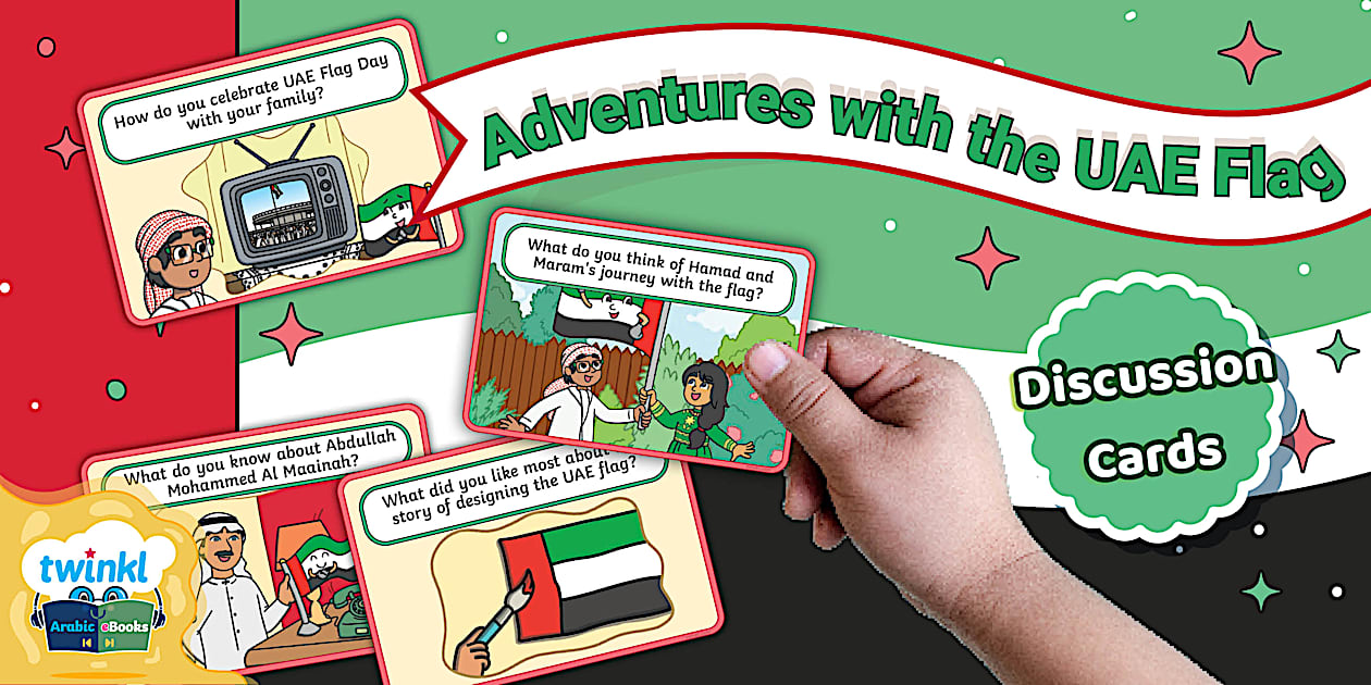 Adventures with the UAE Flag Discussion Cards