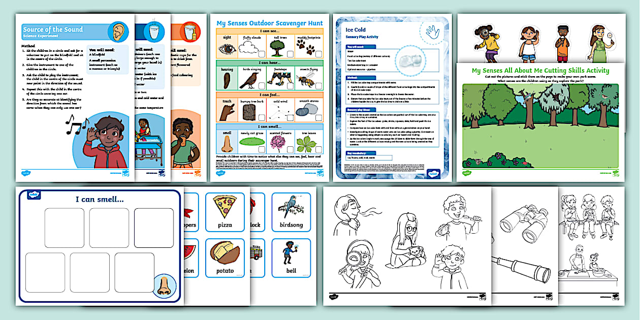 EYFS All About Me - My Senses Resource Pack (Ages 3-5)