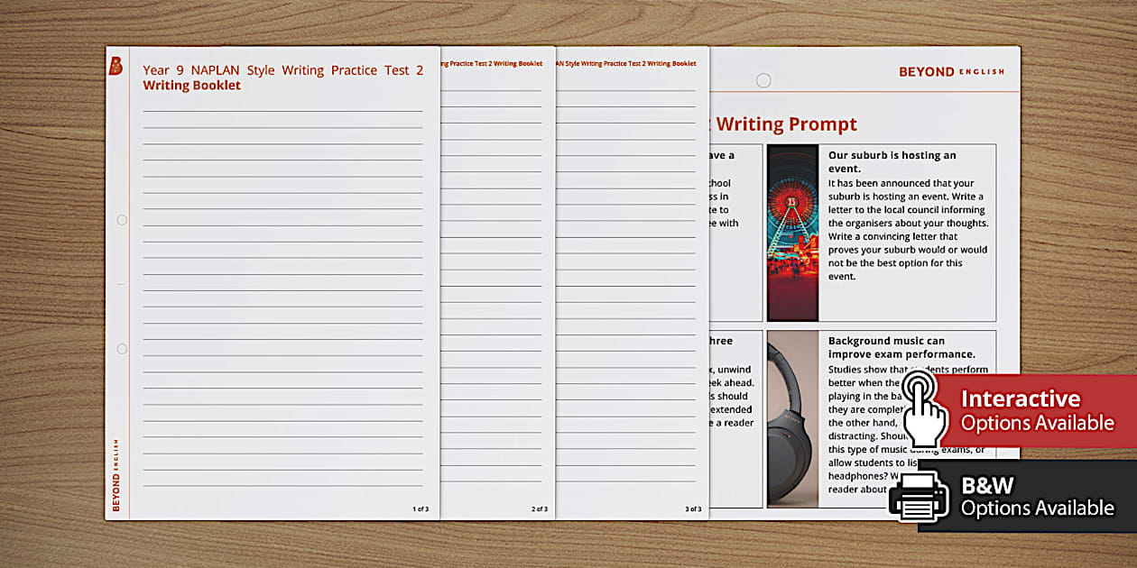 Year 9 NAPLAN Writing Practice Test | NAPLAN | Twinkl Beyond