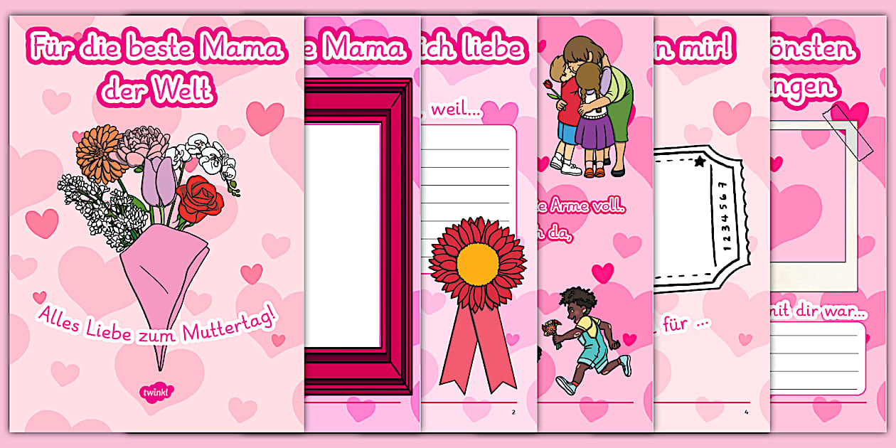 Mini-Buch zum Muttertag (Teacher-Made) - Twinkl