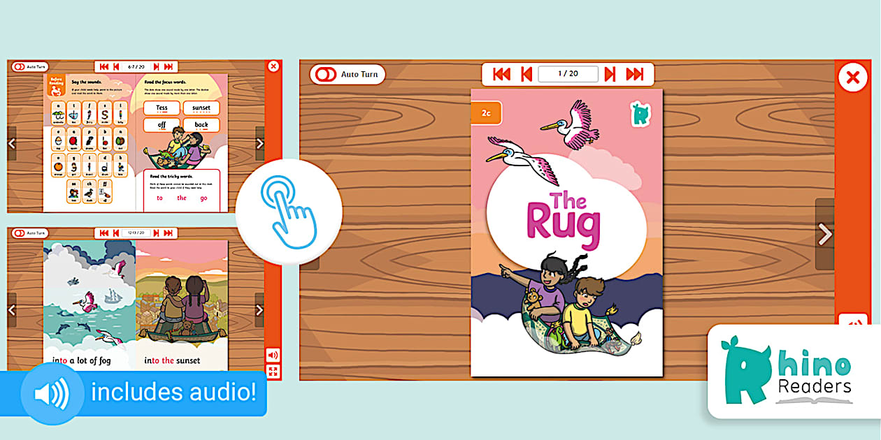 Level 2c Reading Scheme eBook: The Rug - Twinkl
