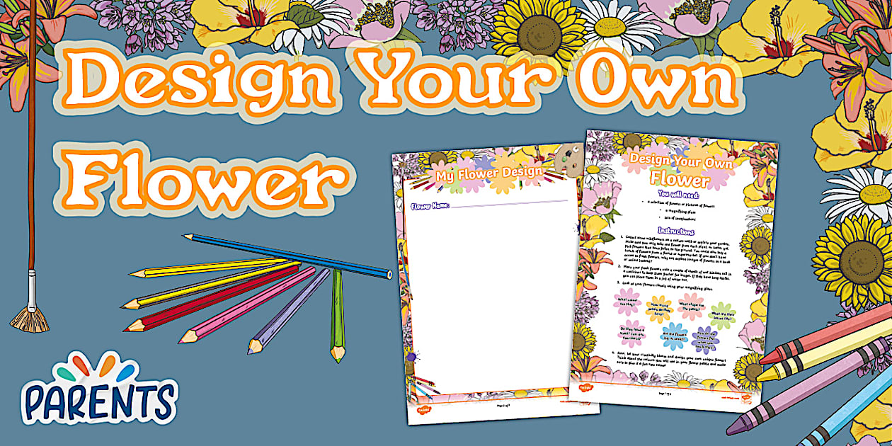Design a Flower Activity (teacher made) - Twinkl