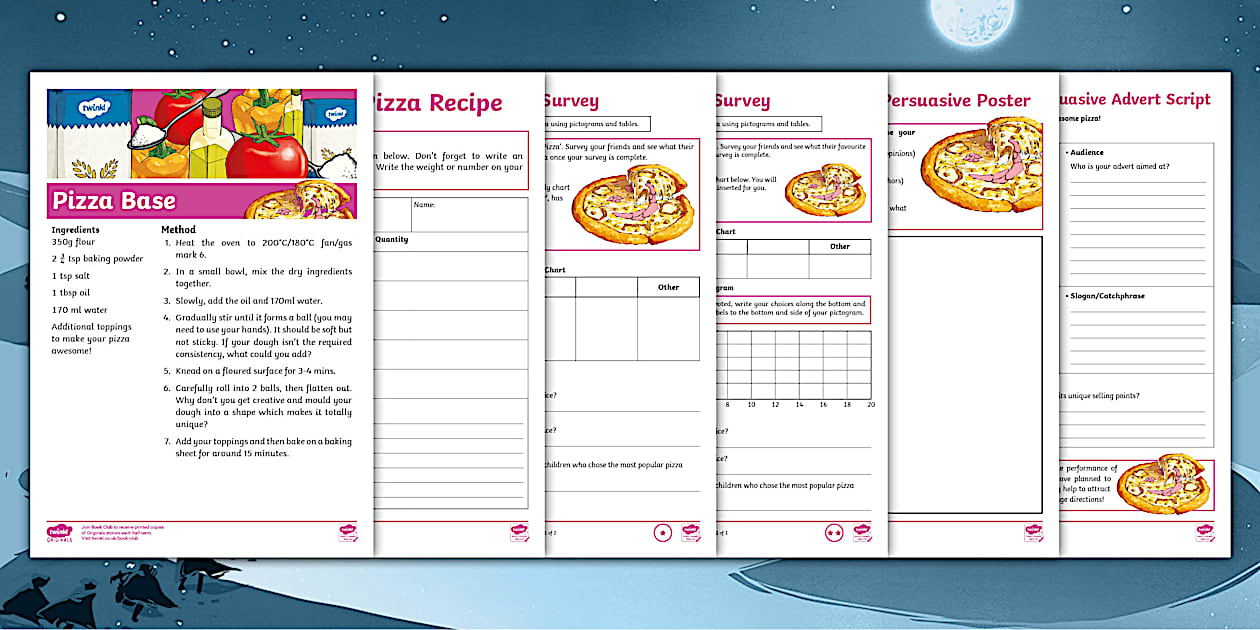 KS2 Awesome Pizza Activity Pack - Twinkl