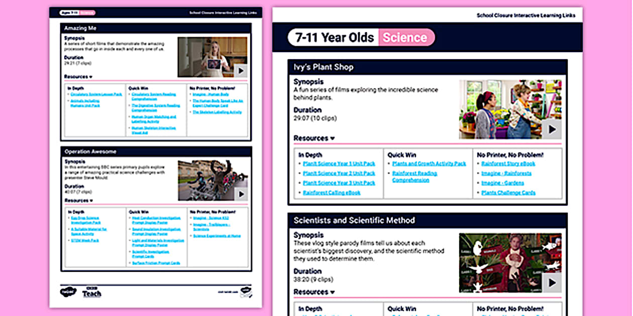 FREE! - BBC Teach | Live Lesson and Resources - Science - Plants - Ages ...