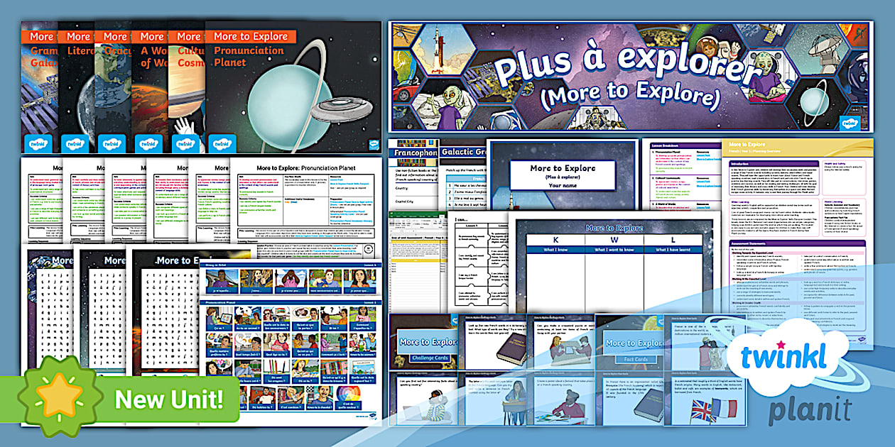 👉 PlanIt Year 6 French Lesson Plans Pack: More to Explore
