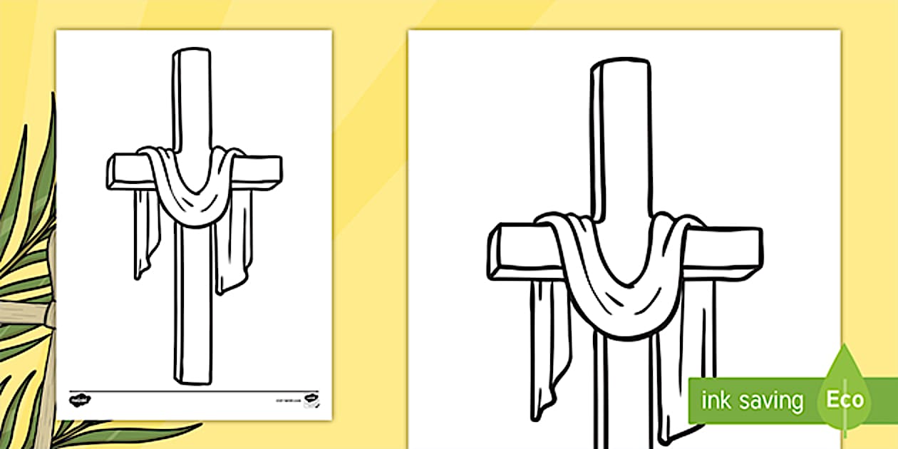 Editable Cross Template (teacher made) - Twinkl