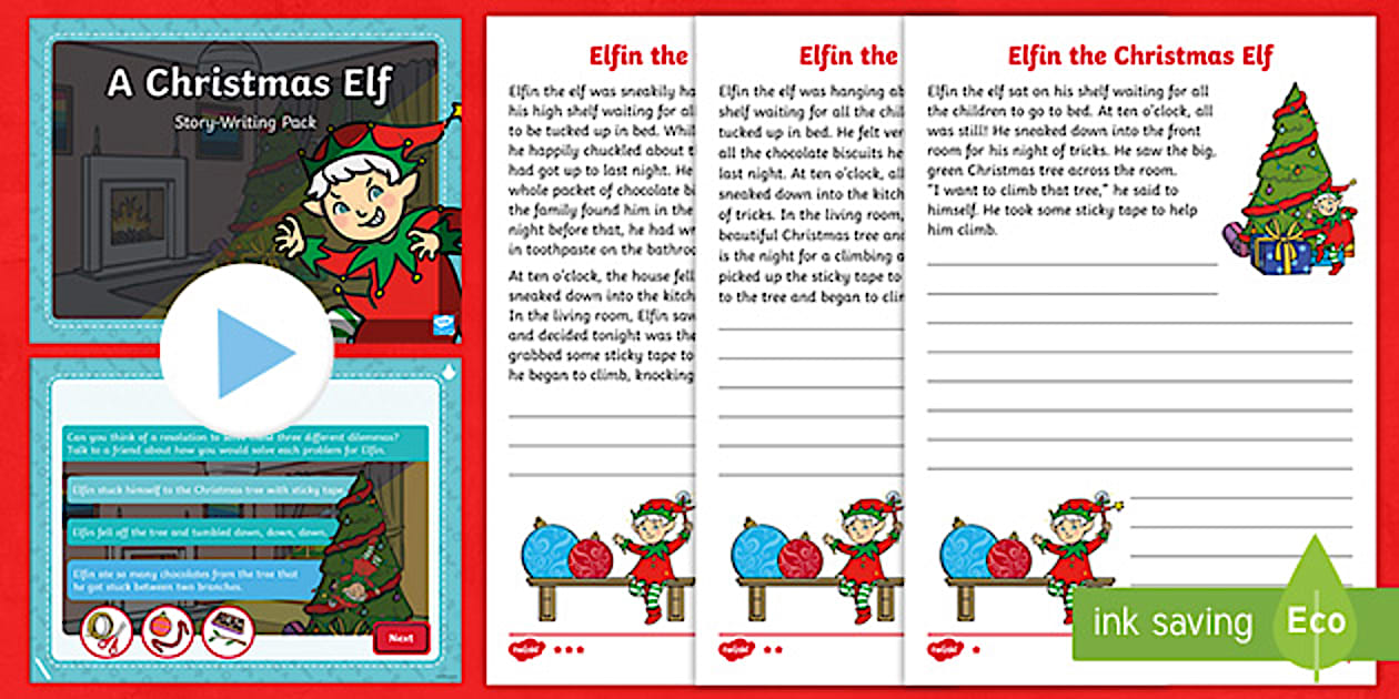 Christmas Elf Writing Pack | Story Writing | Twinkl - Twinkl
