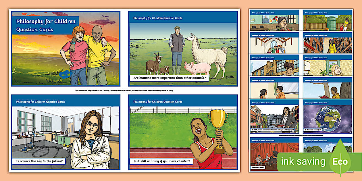 Philosophy for Children LKS2 Question Cards (teacher made)