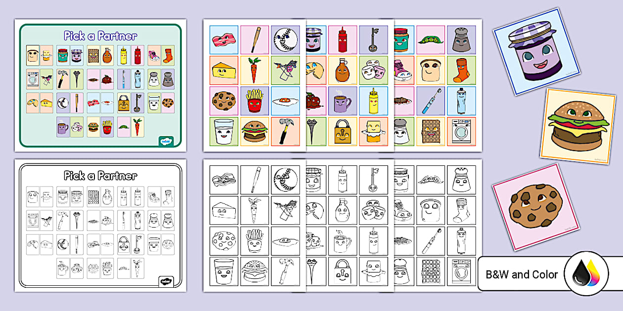 Pick a Partner Cards (Teacher-Made) - Twinkl