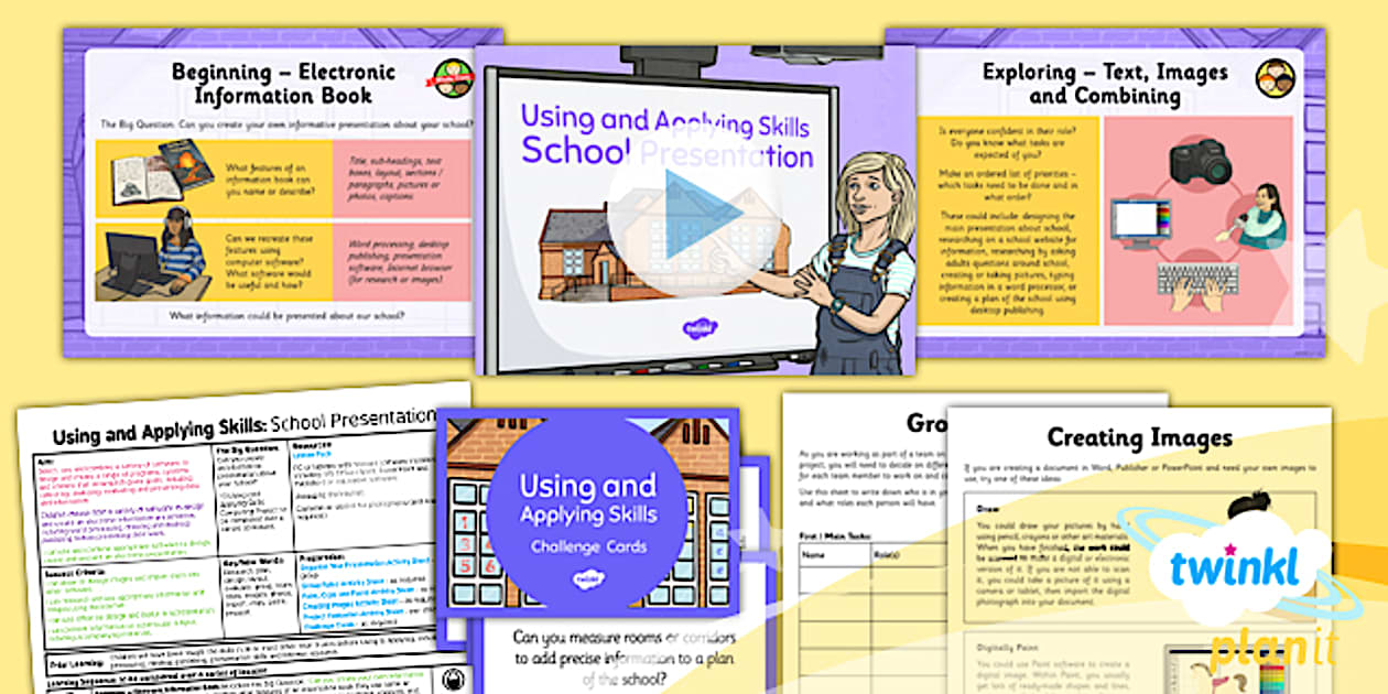Computing: Using and Applying Skills Year 3 Lesson Pack