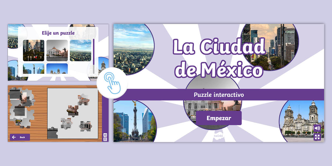 * NEW * Puzzle interactivo: La Ciudad de México - Twinkl