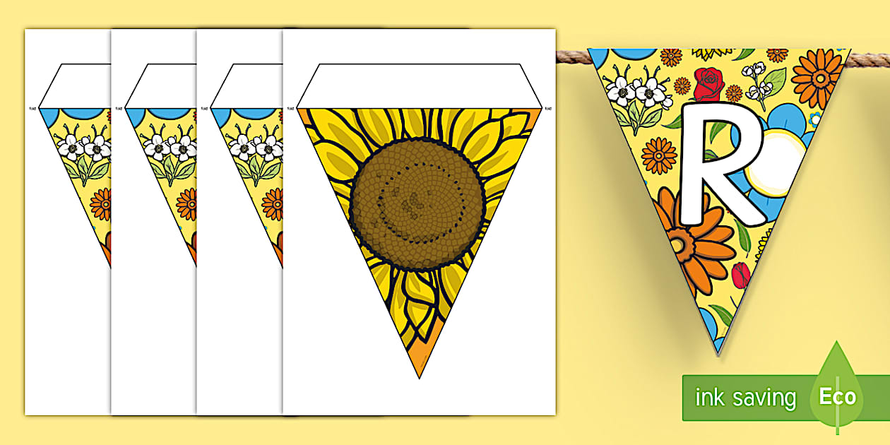 Editable Our Reading Garden Display Bunting (teacher made)