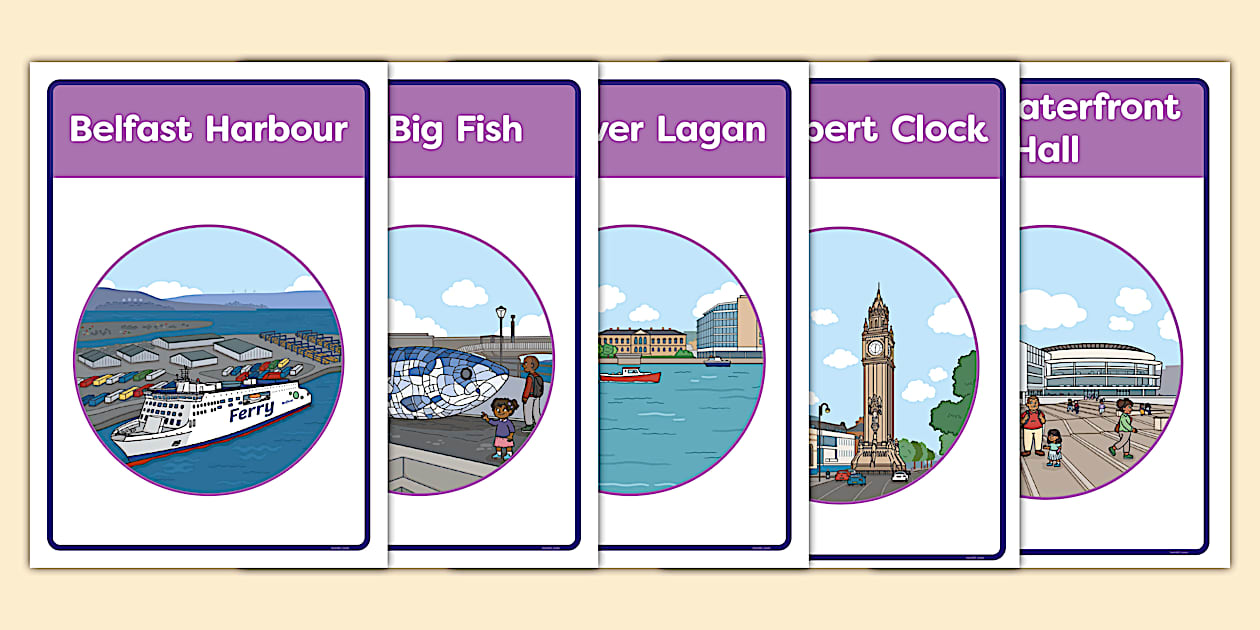 Originals First Words Posters: Belfast (teacher made)