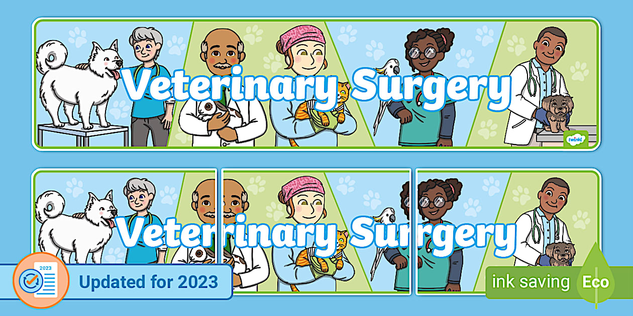 TAS Veterinary Surgery Display Banner (teacher made)