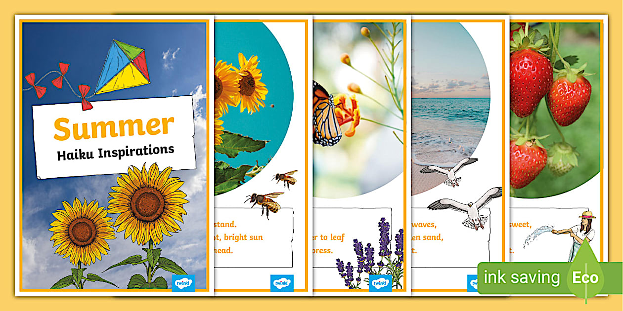 Summer Haiku Inspirations (teacher made) - Twinkl