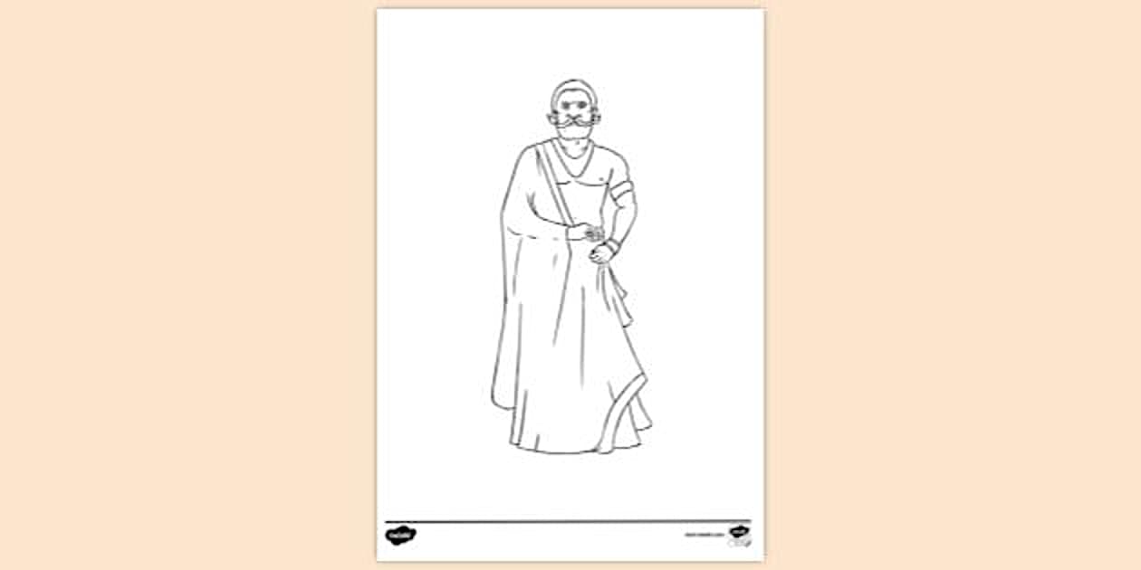 Dasharatha Colouring Sheet | Colouring Sheets (teacher made)