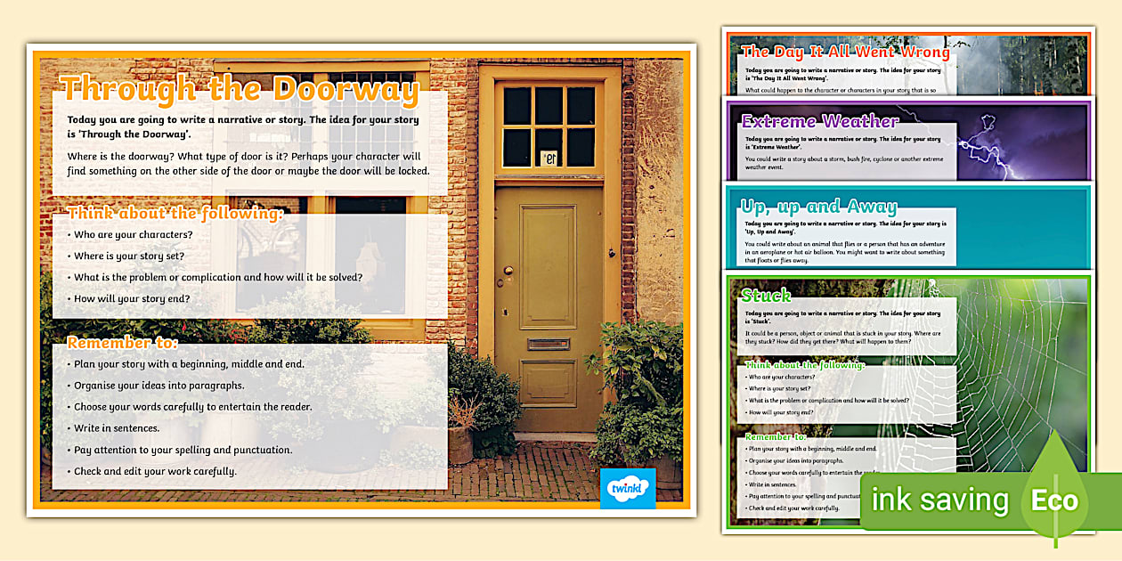 Narrative Writing Ideas for Kids: Narrative Writing Stimulus