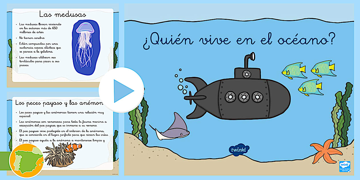 Presentación: ¿Quién vive en el océano? - Twinkl
