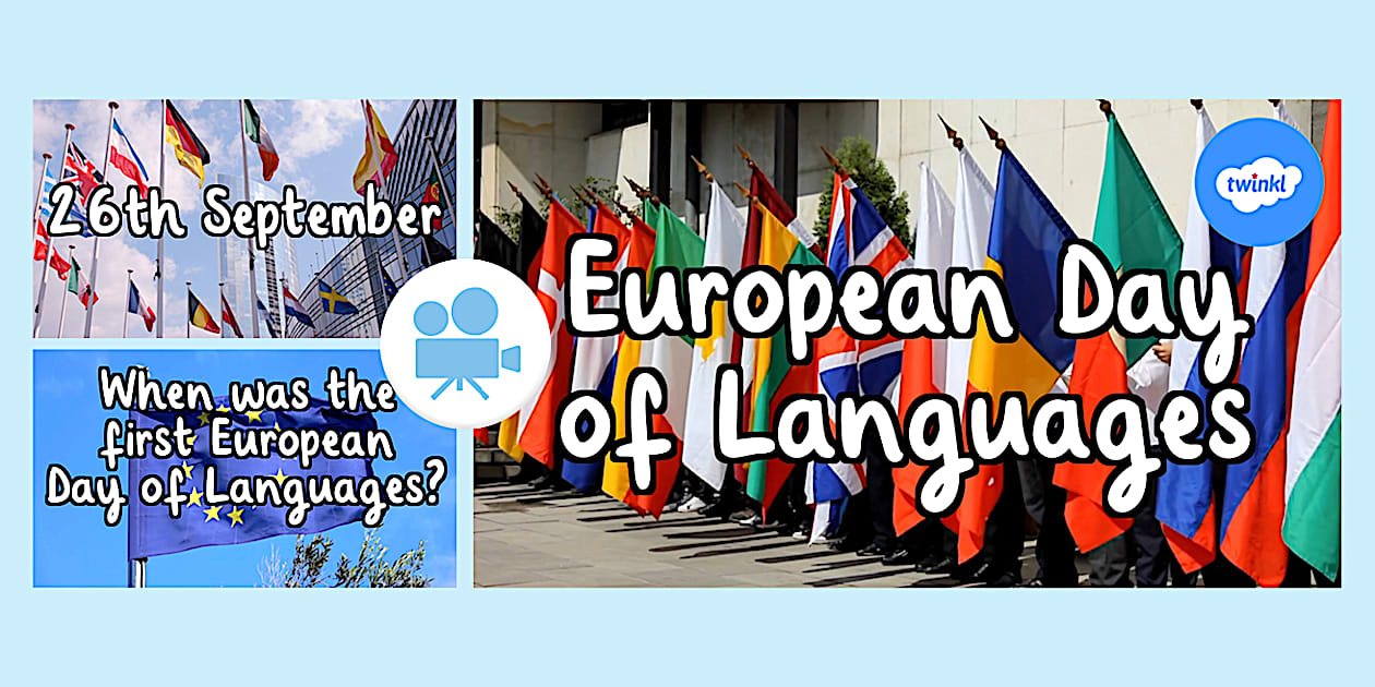 👉 Video: What is European Day of Languages? - Twinkl