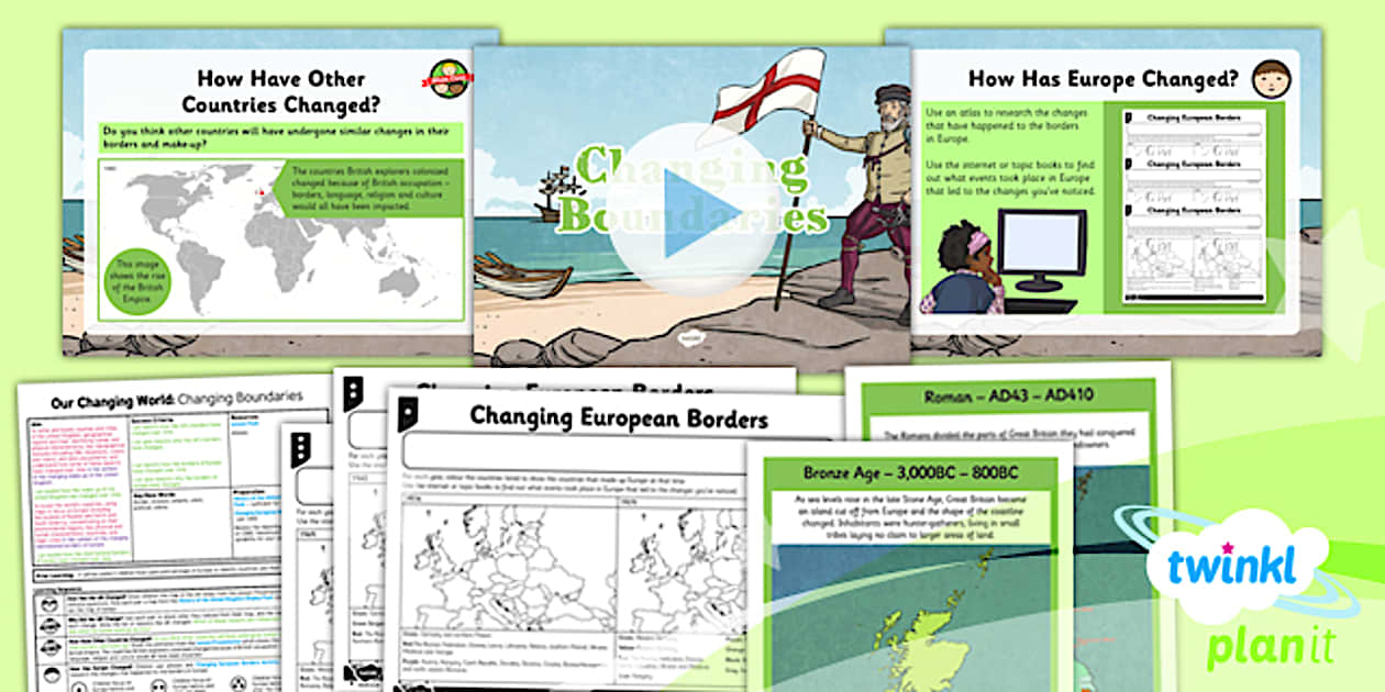 Geography: Our Changing World: Changing Boundaries Year 6 Lesson Pack 4