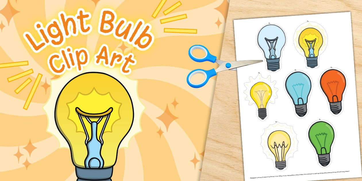 Light Bulb Clip Art Display Pack