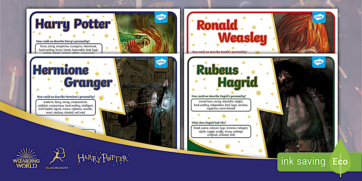 FREE! - Harry Potter Describing Characters Word Mat Pack