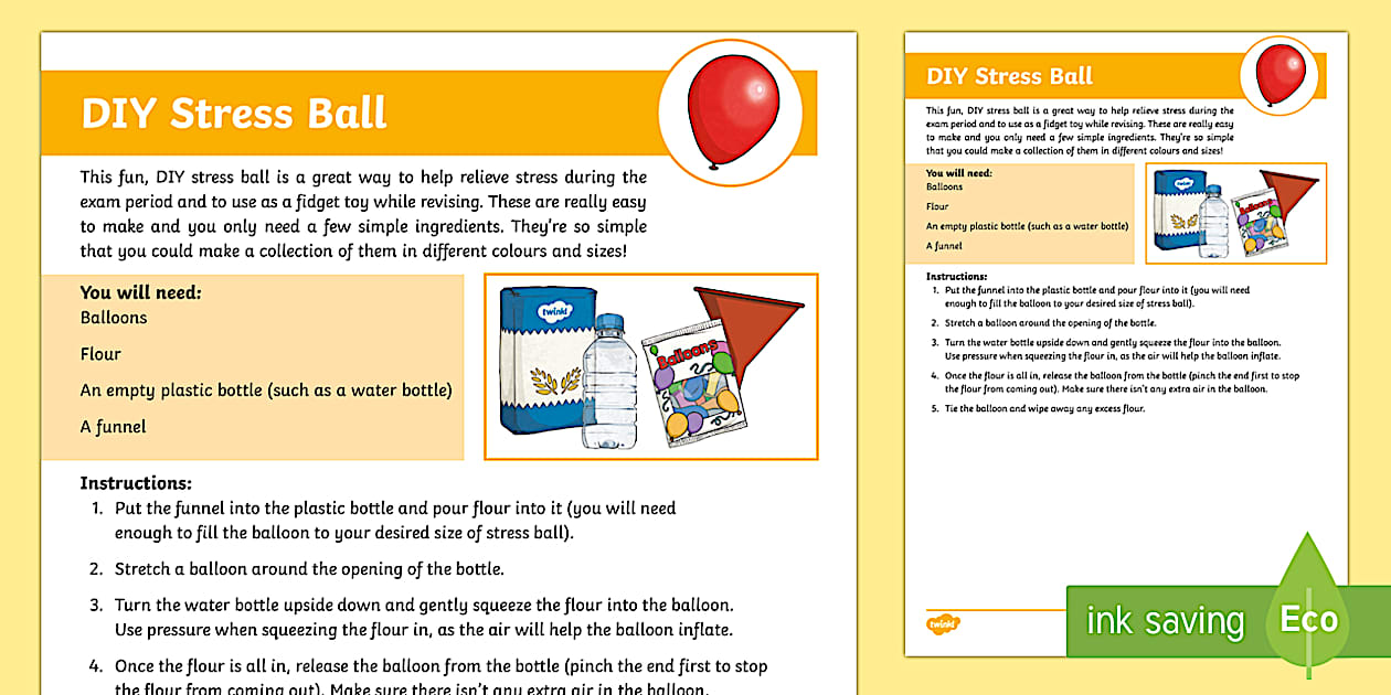 Stress Ball DIY Craft Instructions