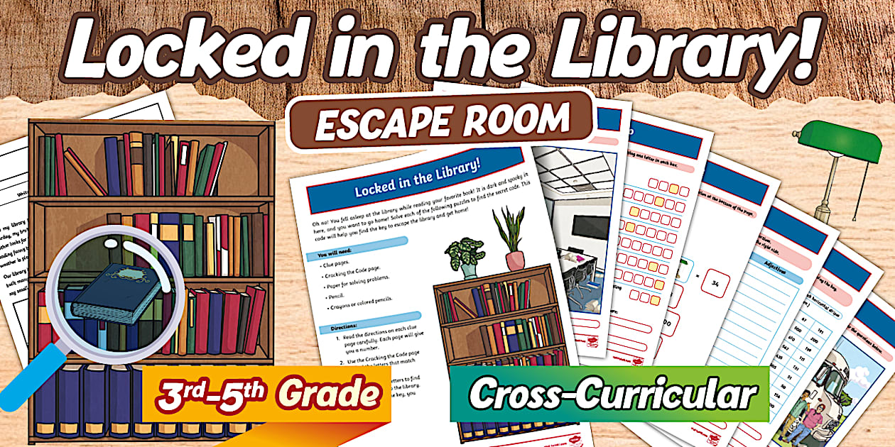 Escape the Library Escape Room Answer Key | Twinkl USA