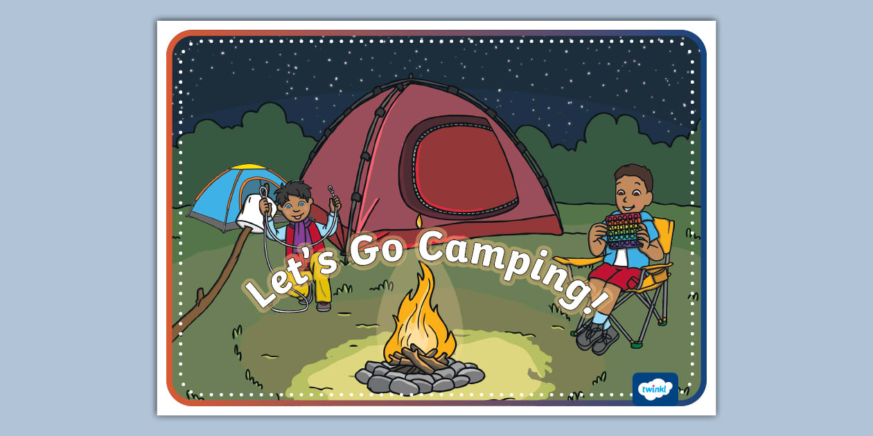 Camping Display Poster | Primary Resources (Teacher-Made)
