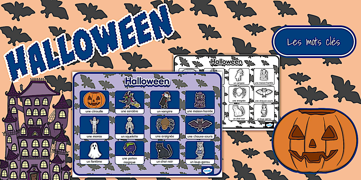 Ensemble de mots : Halloween - Twinkl Festivals
